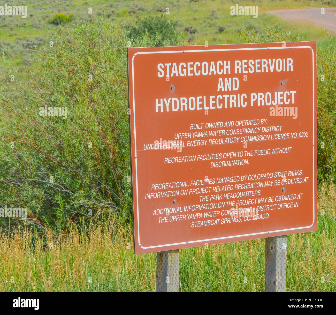 Stagecoach reservoir sign hi-res stock photography and images - Alamy