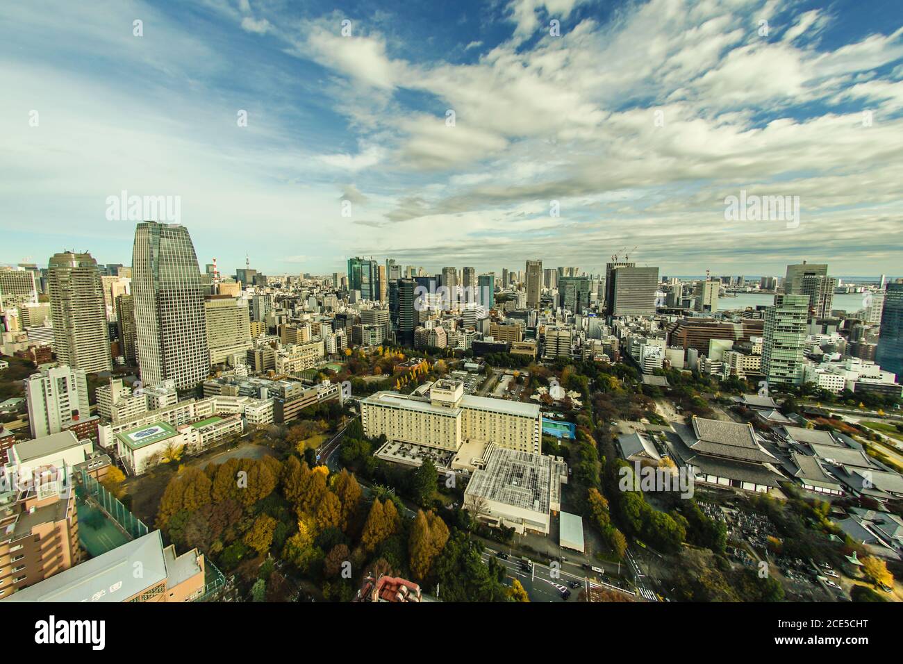Tokyo skyline seen from the Tokyo Tower Observatory Stock Photo - Alamy