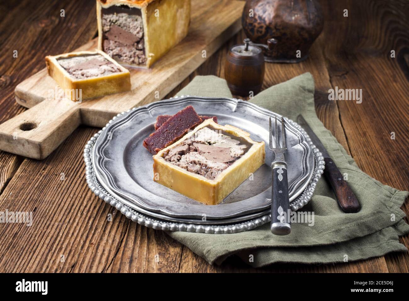 Poultry liver pie hi-res stock photography and images - Alamy