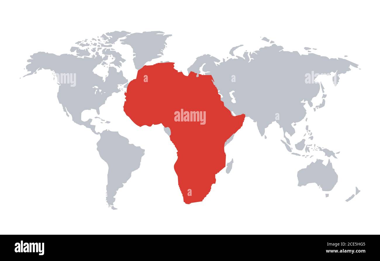 Africa map vector illustration Stock Vector Image & Art - Alamy