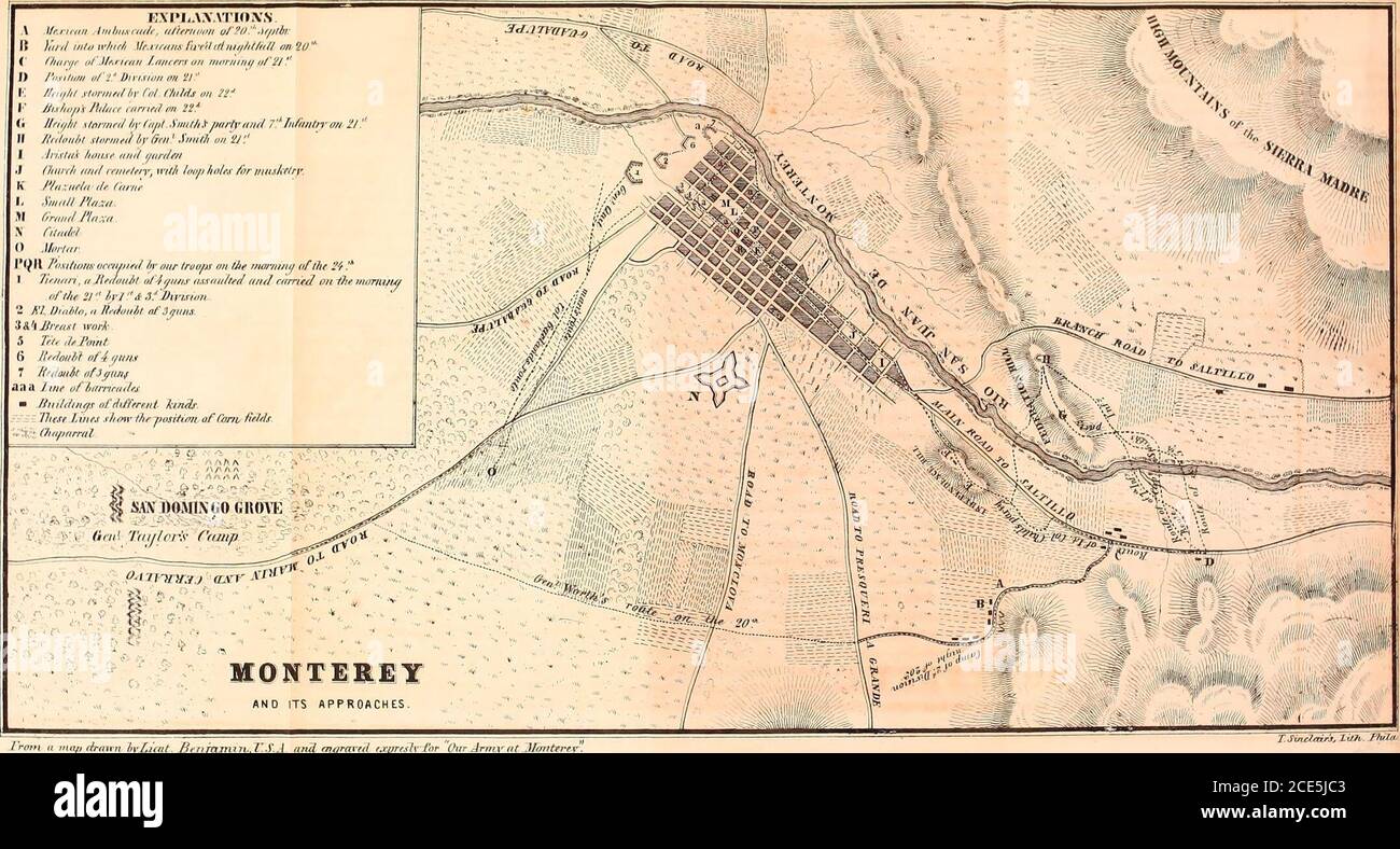 Map of matamoros hi-res stock photography and images - Alamy