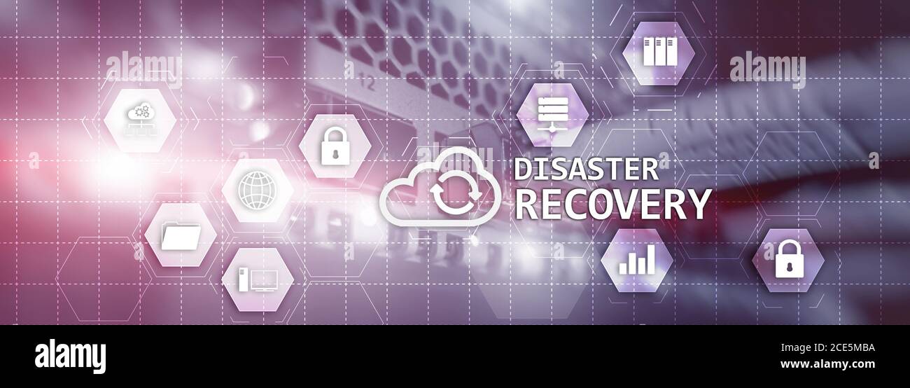 Disaster Recovery Plan for your corporation. Cyber Security concept ...