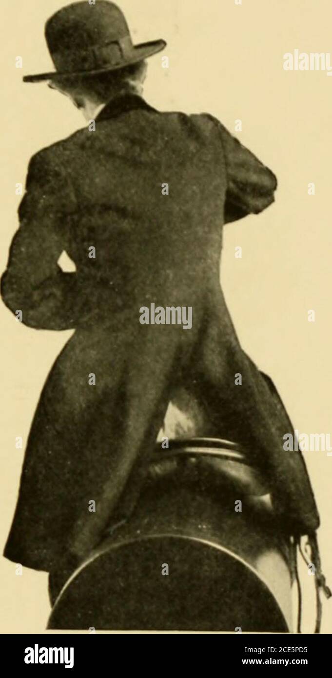 . Riding and driving for women . Correct Position of Body in Side ...