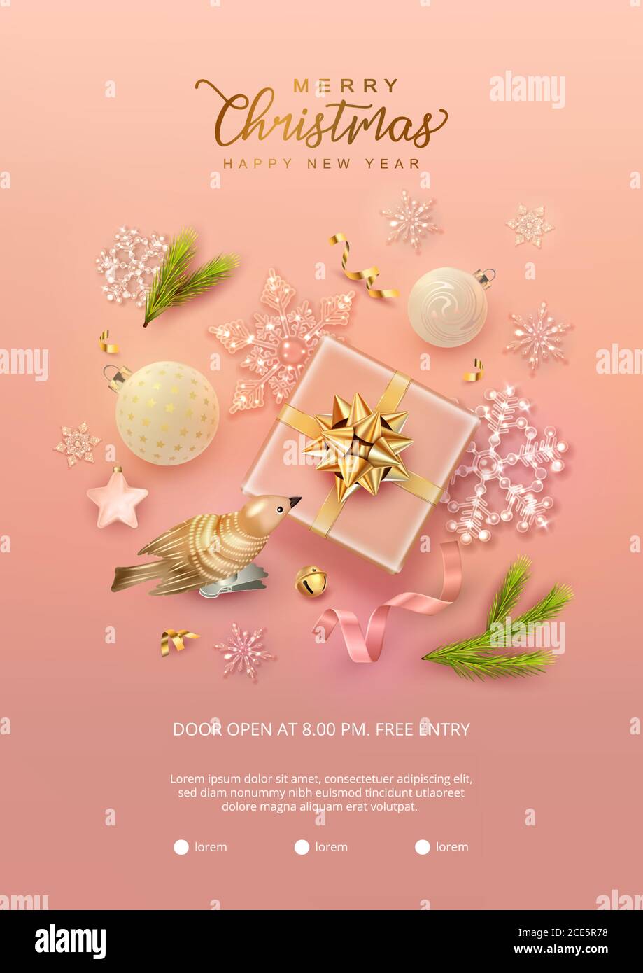 Concept christmas background top Stock Vector Images - Alamy