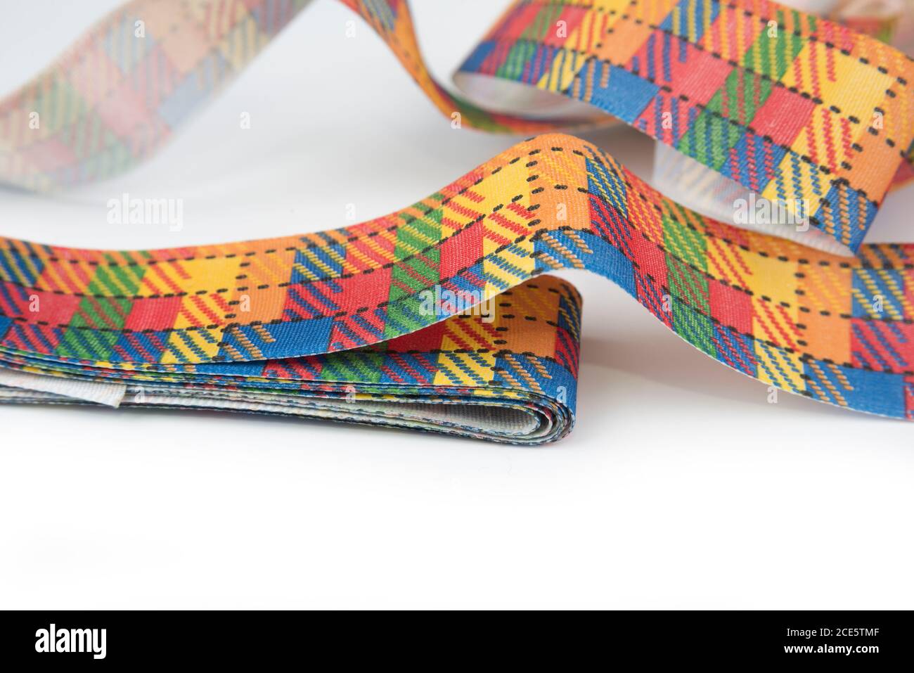 Decorative ribbon with intricate geometric patterns Stock Photo - Alamy