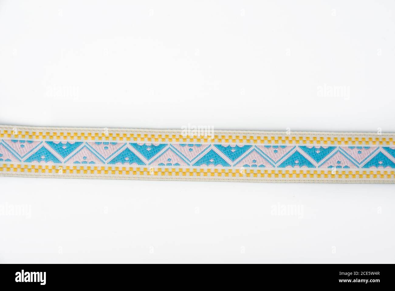 Decorative ribbon with intricate geometric patterns Stock Photo - Alamy
