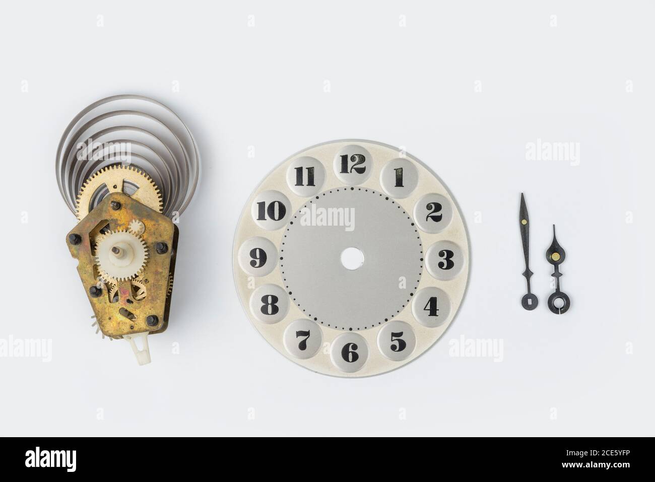 Retro clock face hi-res stock photography and images - Alamy