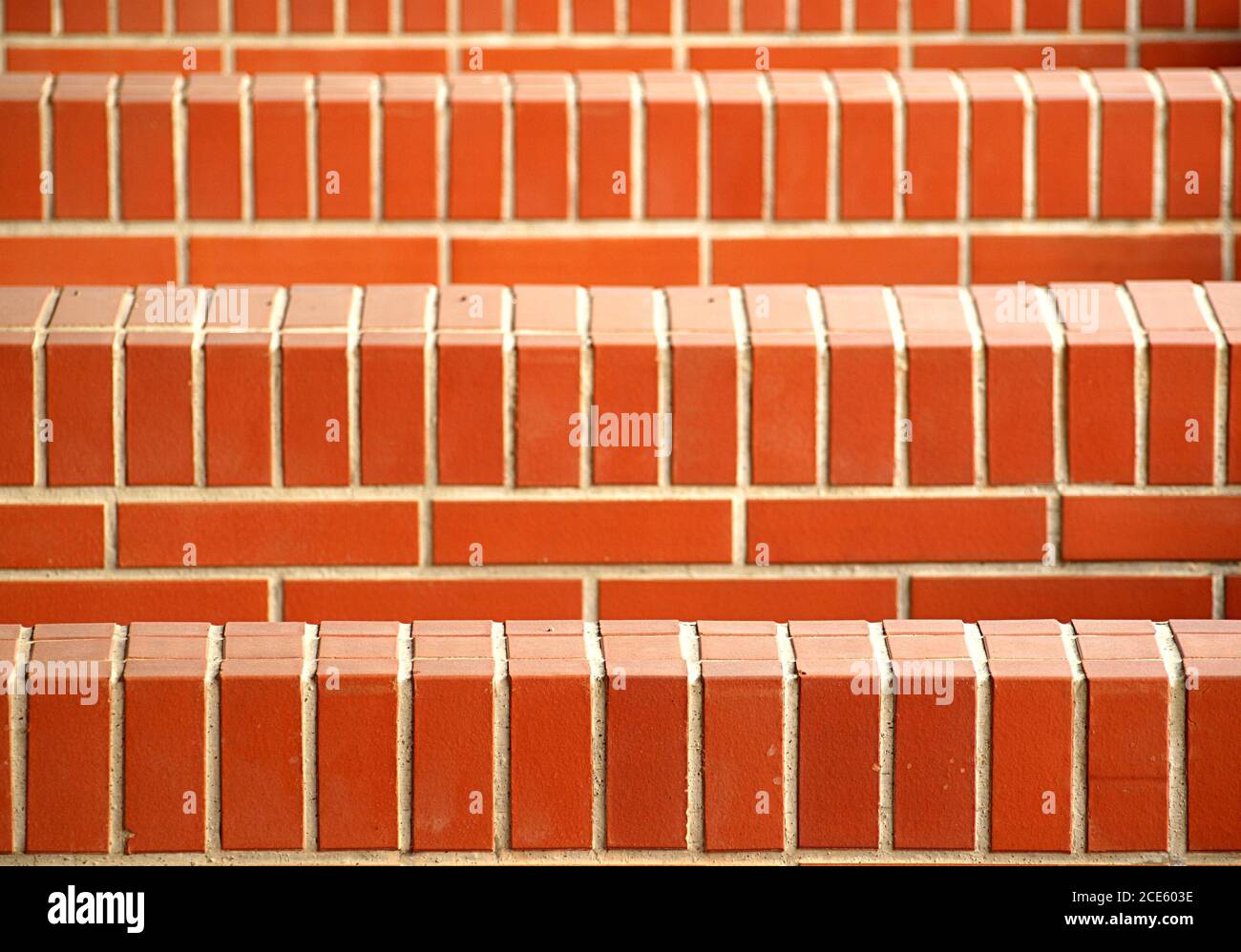 Parallel brick structures with a shallow focus Stock Photo - Alamy