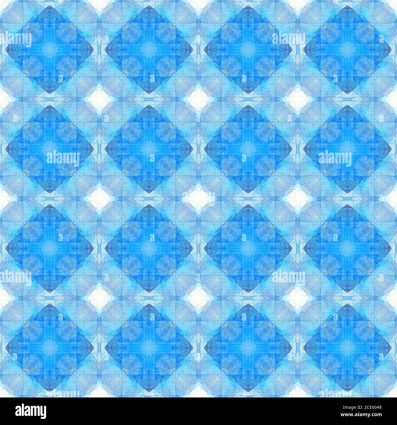 Blue seamless tiles hi-res stock photography and images - Alamy