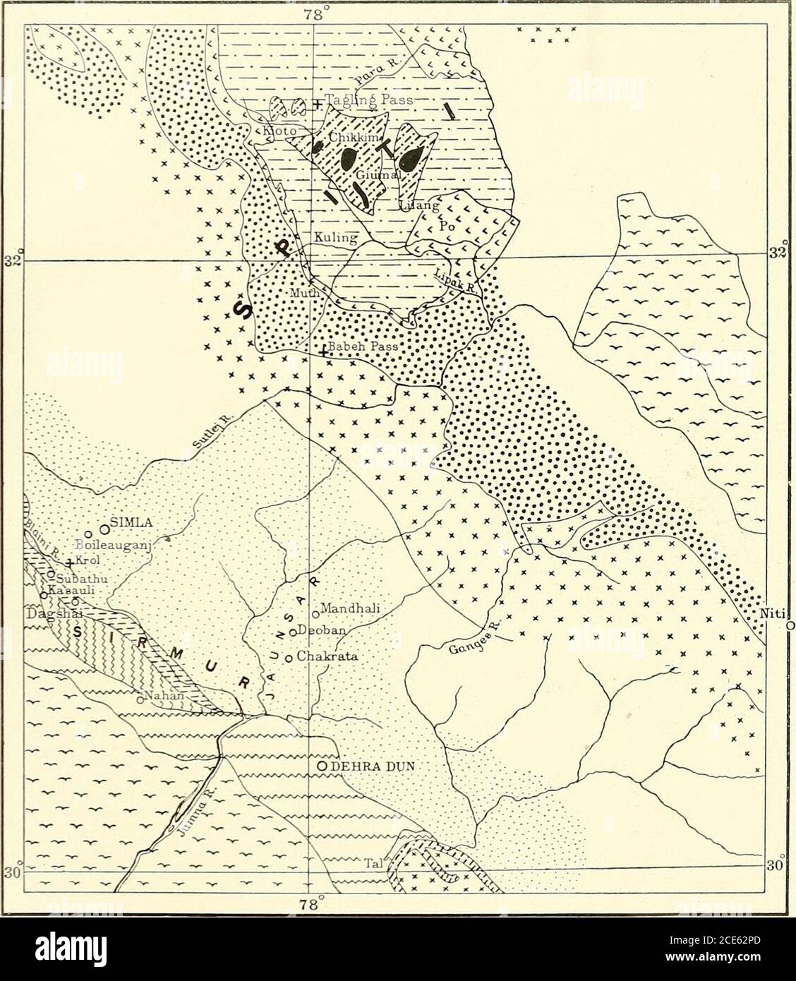 . Memoirs of the Geological Survey of India . INDEX MAP TO THE SYSTEMS ...