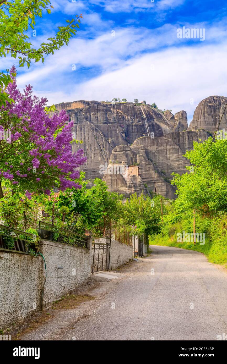 Monastery of St. Nicholas, Meteora, Greece Stock Photo - Alamy