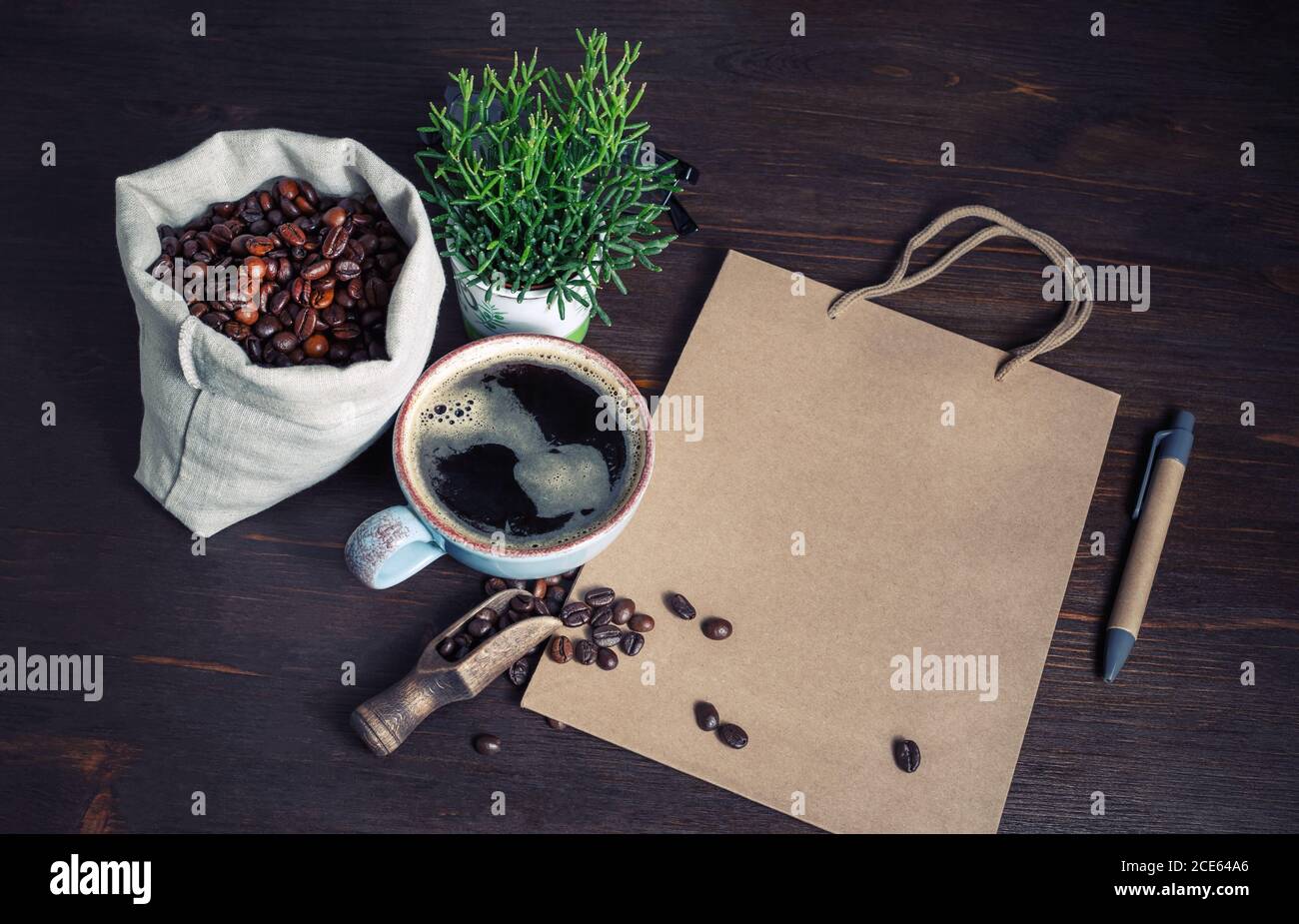 Still life with coffee Stock Photo - Alamy