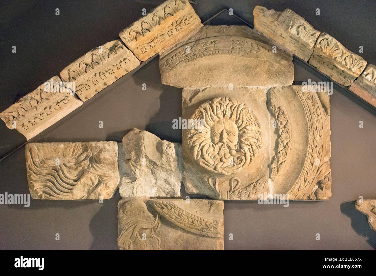 Symbol of the goddess sulis minerva hi-res stock photography and images ...