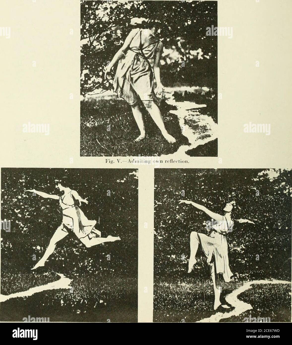 . Nature dancing; the poetry of motion . Fig. III.— Watching reflection ...