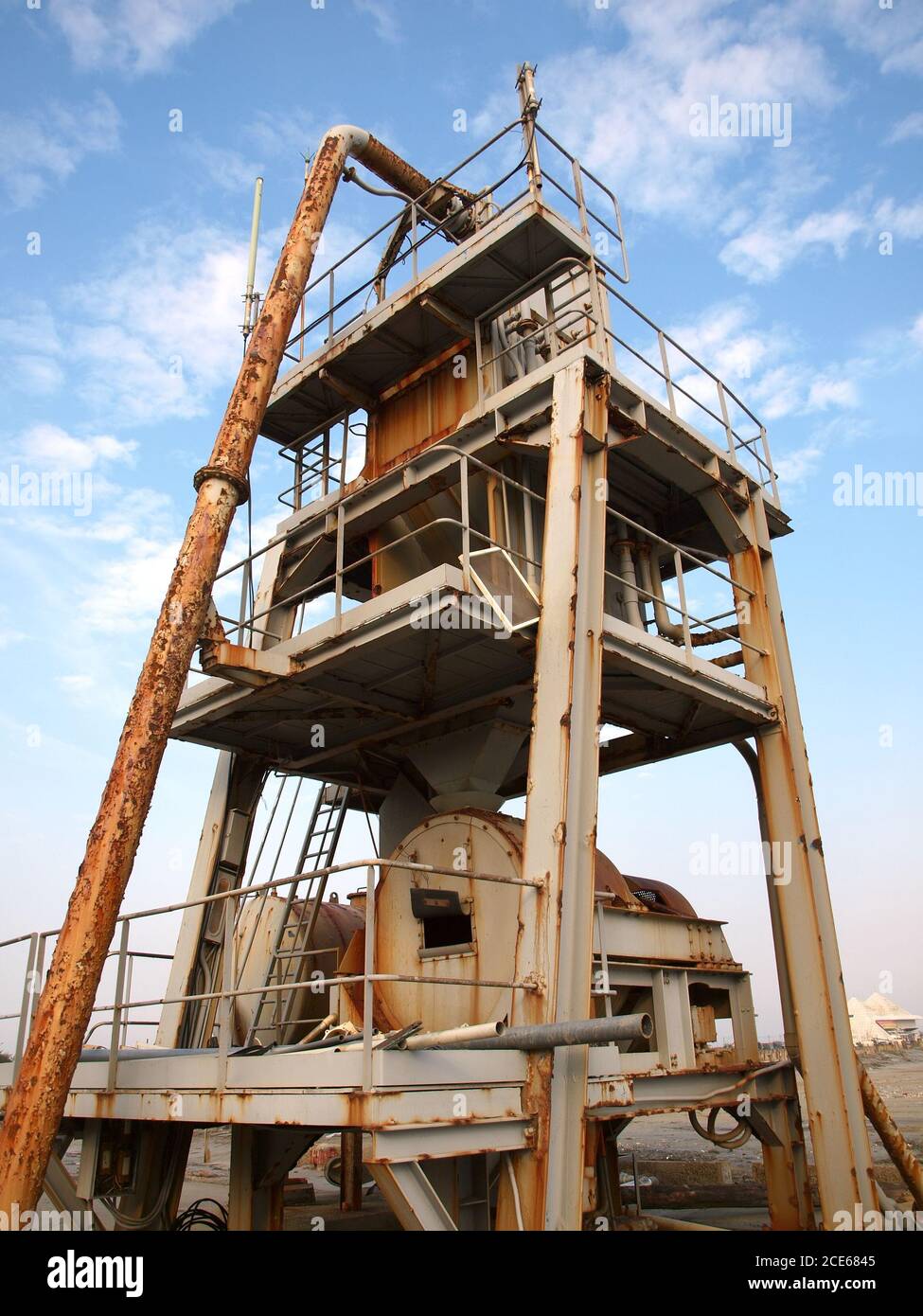 A vintage sea salt production facility in Taiwan Stock Photo - Alamy