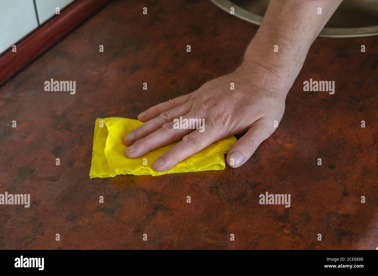 Sanitizing routine hi-res stock photography and images - Alamy