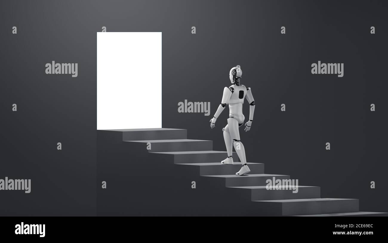 Walk man humanoid robot hi-res stock photography and images - Alamy