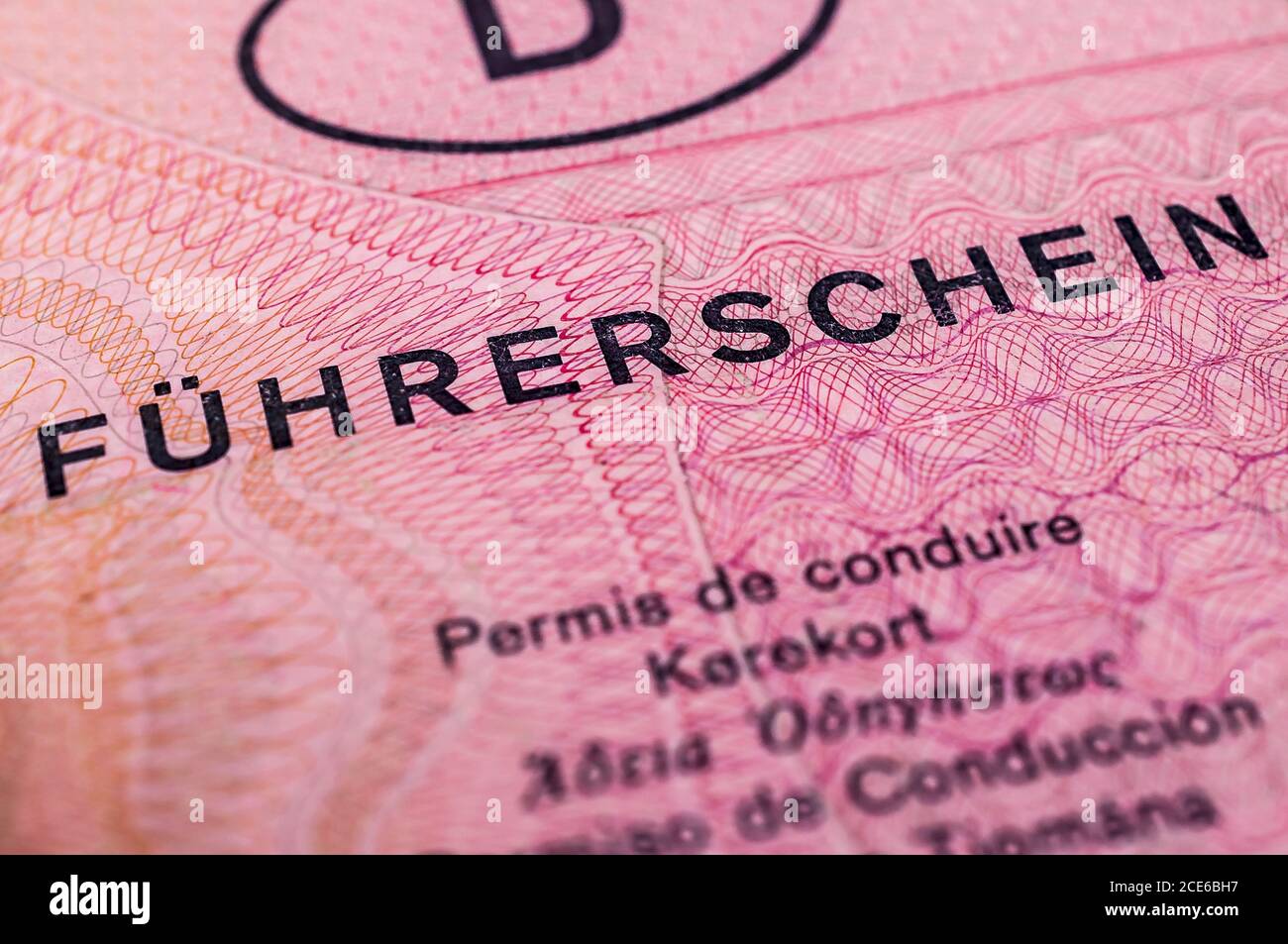 driving licence in Germany Stock Photo - Alamy