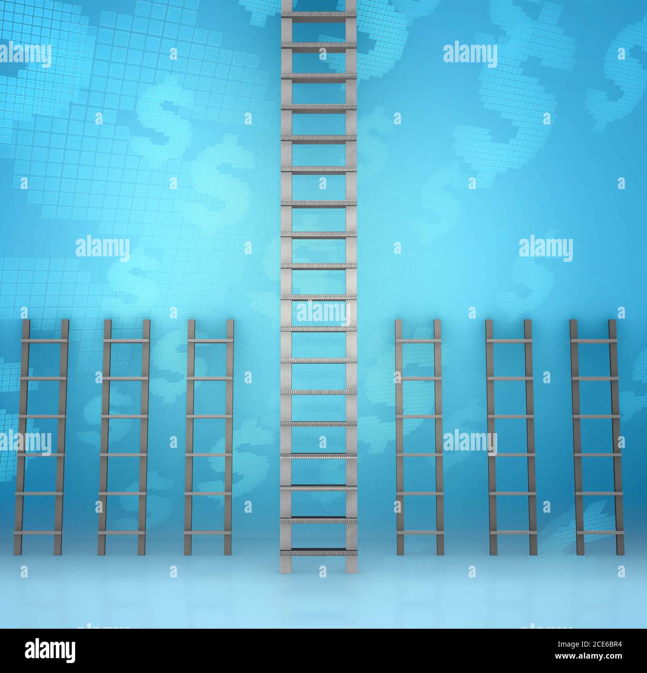 Different career ladders hi-res stock photography and images - Alamy