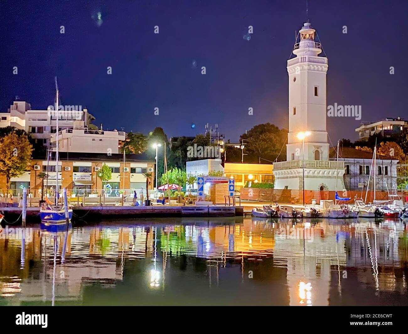 Rimini port canal hi-res stock photography and images - Alamy