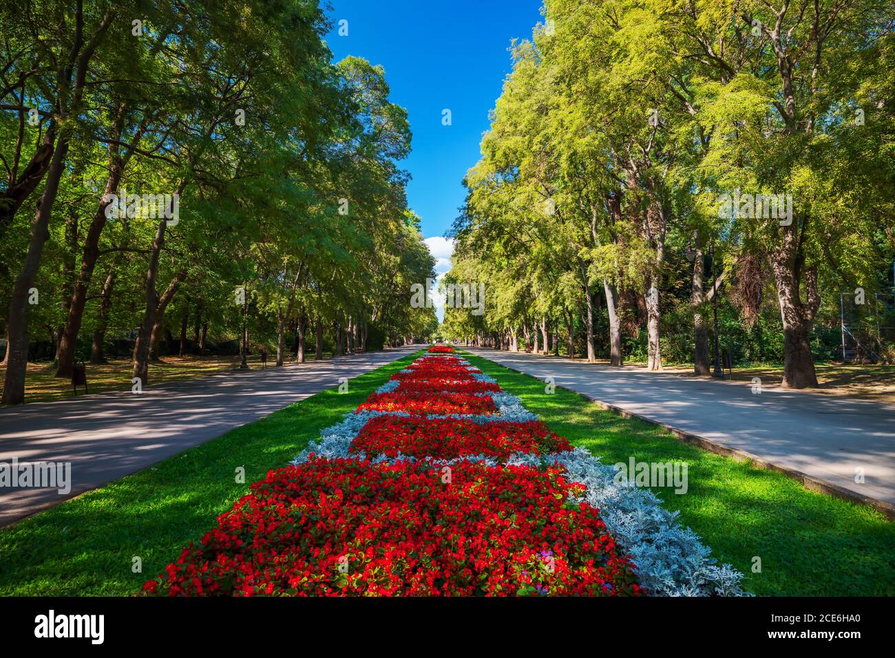 Spring in sea Garden Park, Varna Bulgaria Stock Photo - Alamy