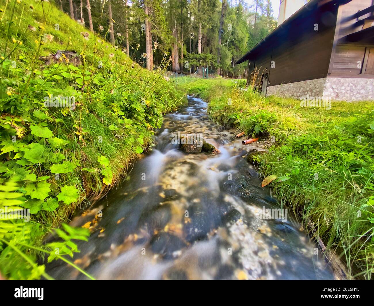 Water falling in slow motion in nature hi-res stock photography and ...