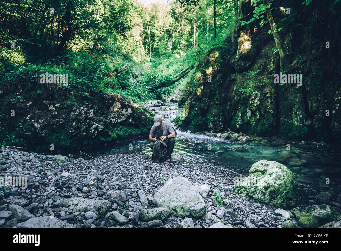 Man explore hi-res stock photography and images - Alamy