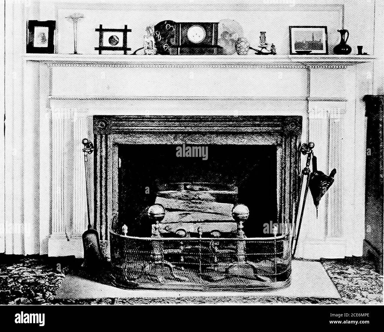 . Historic homes of New England . Plate LXXVI. ?Living Room, Kittredge ...