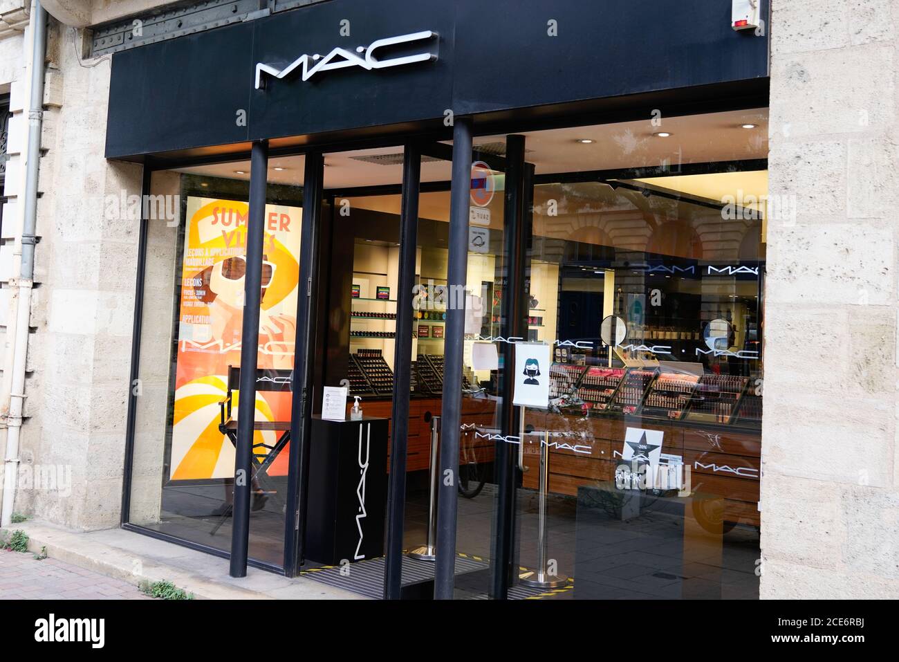 Mac Cosmetics Glass Door