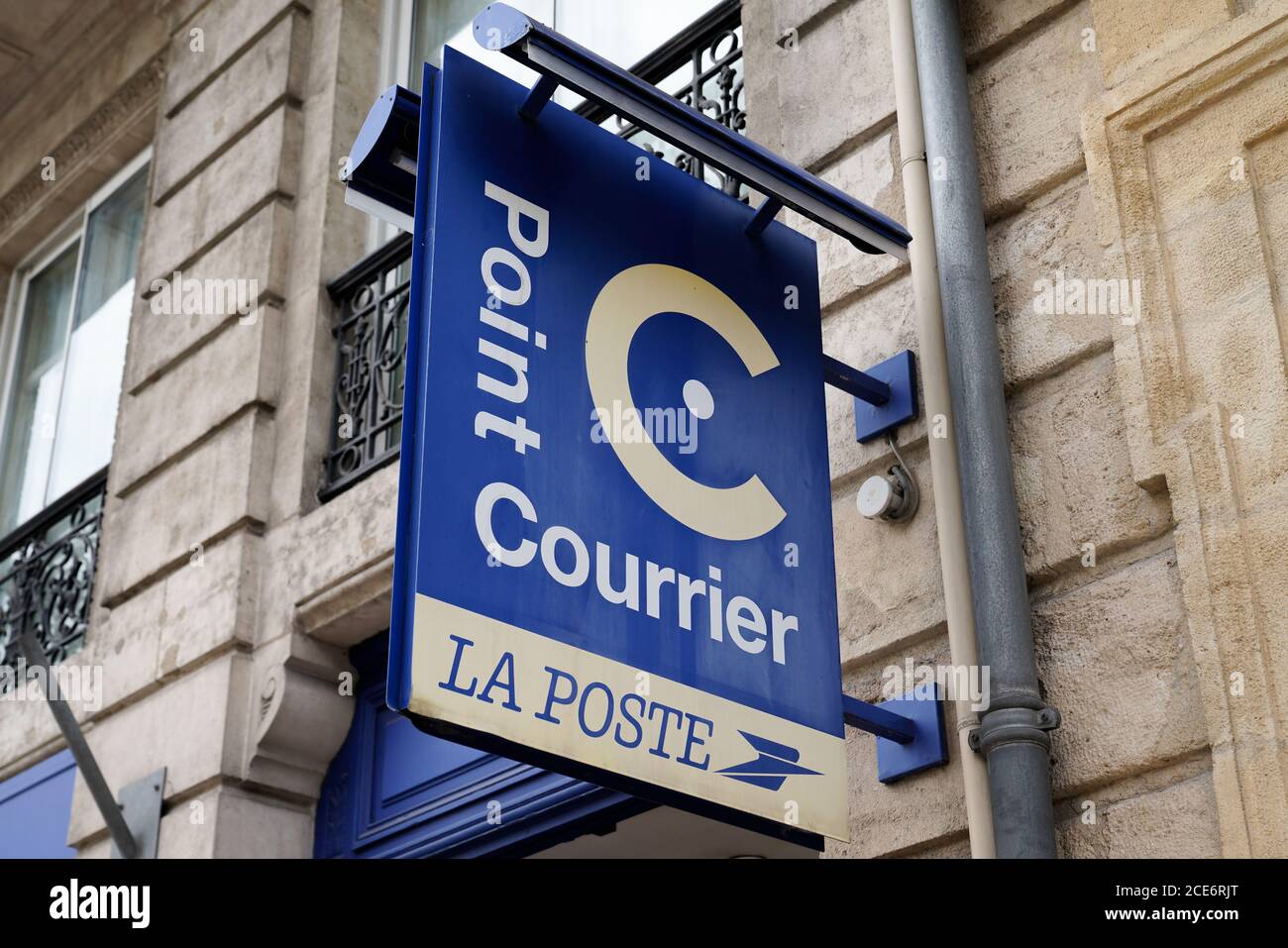 Bordeaux , Aquitaine / France - 08 25 2020 : point courrier La Poste ...