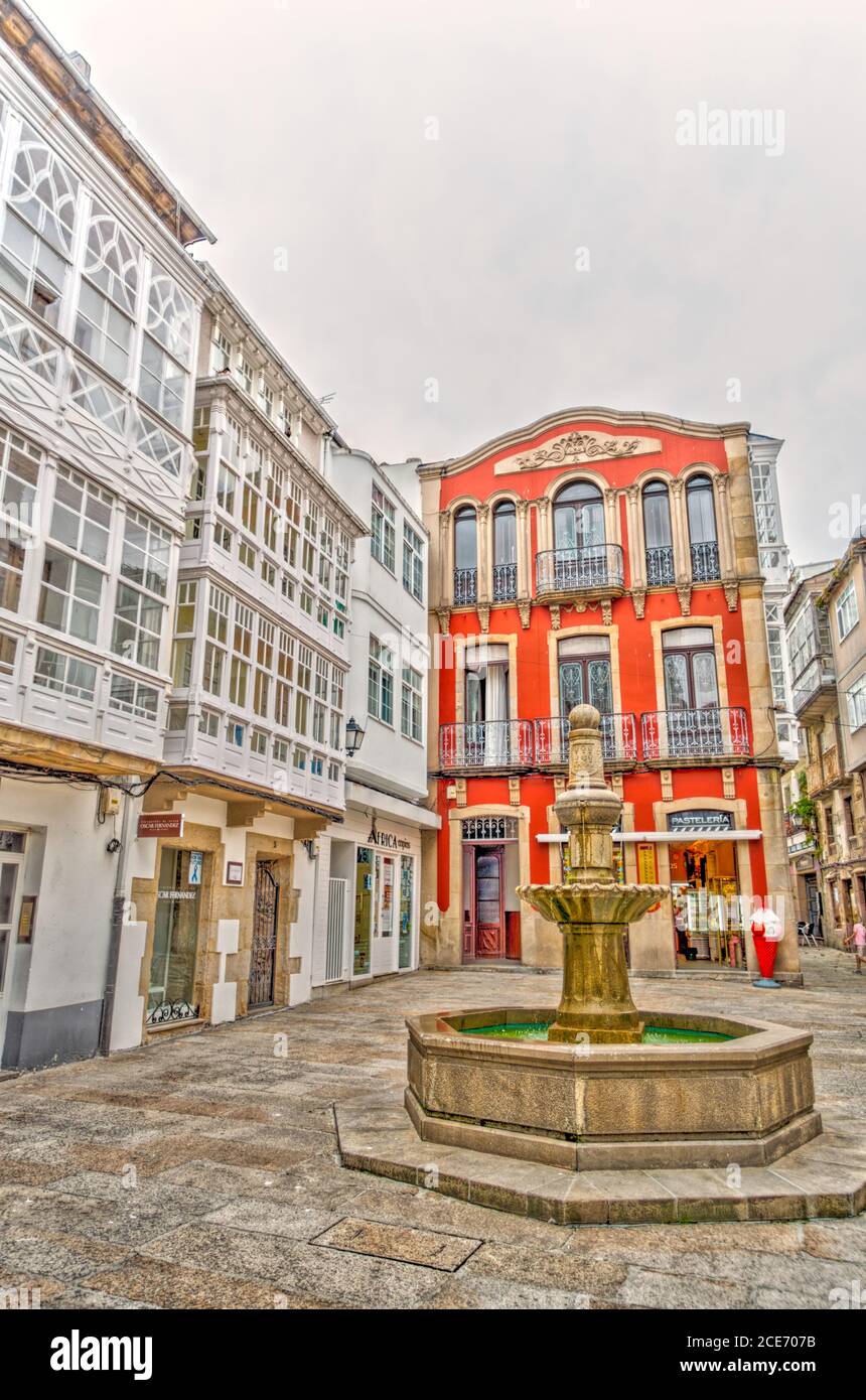 Viveiro, Galicia, Spain, HDR Image Stock Photo - Alamy