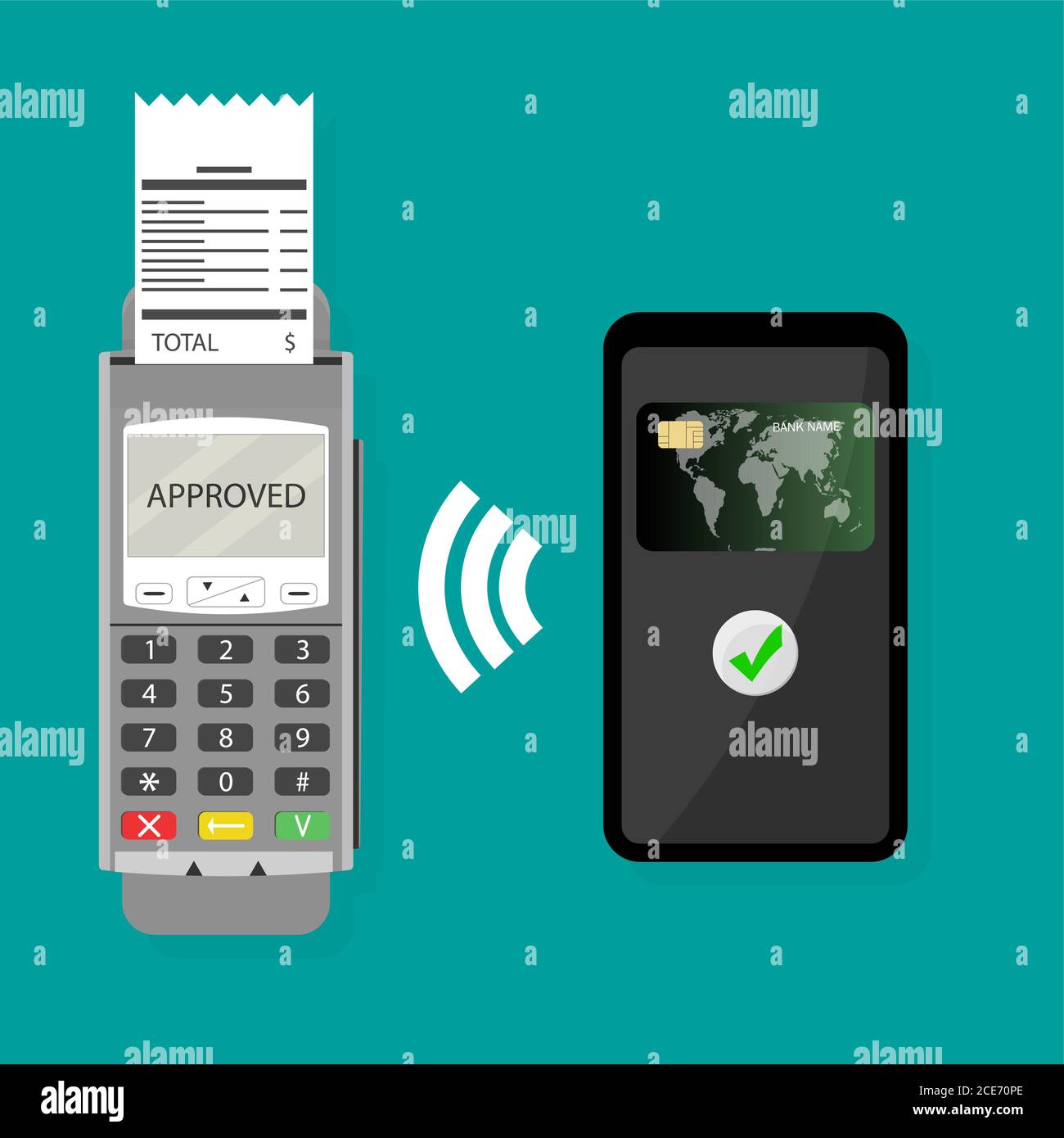 Nfc Stock Vector Images - Alamy