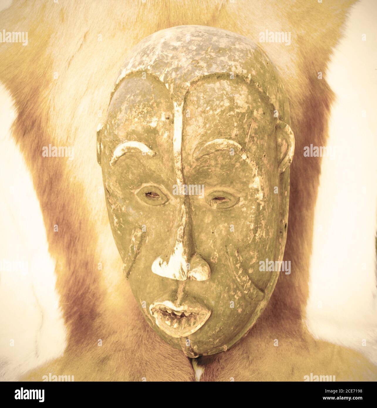 Handmade antique mask Stock Photo - Alamy