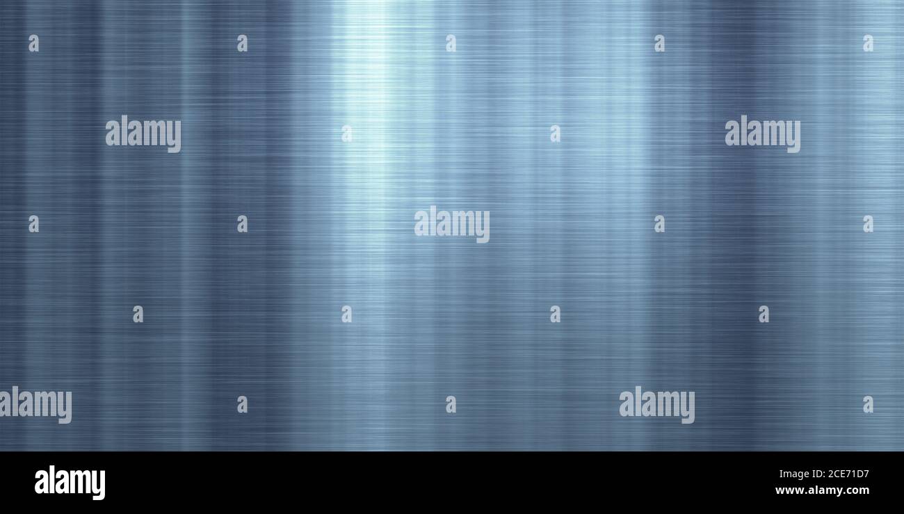 brushed metal steel or aluminum wide plate banner background Stock ...