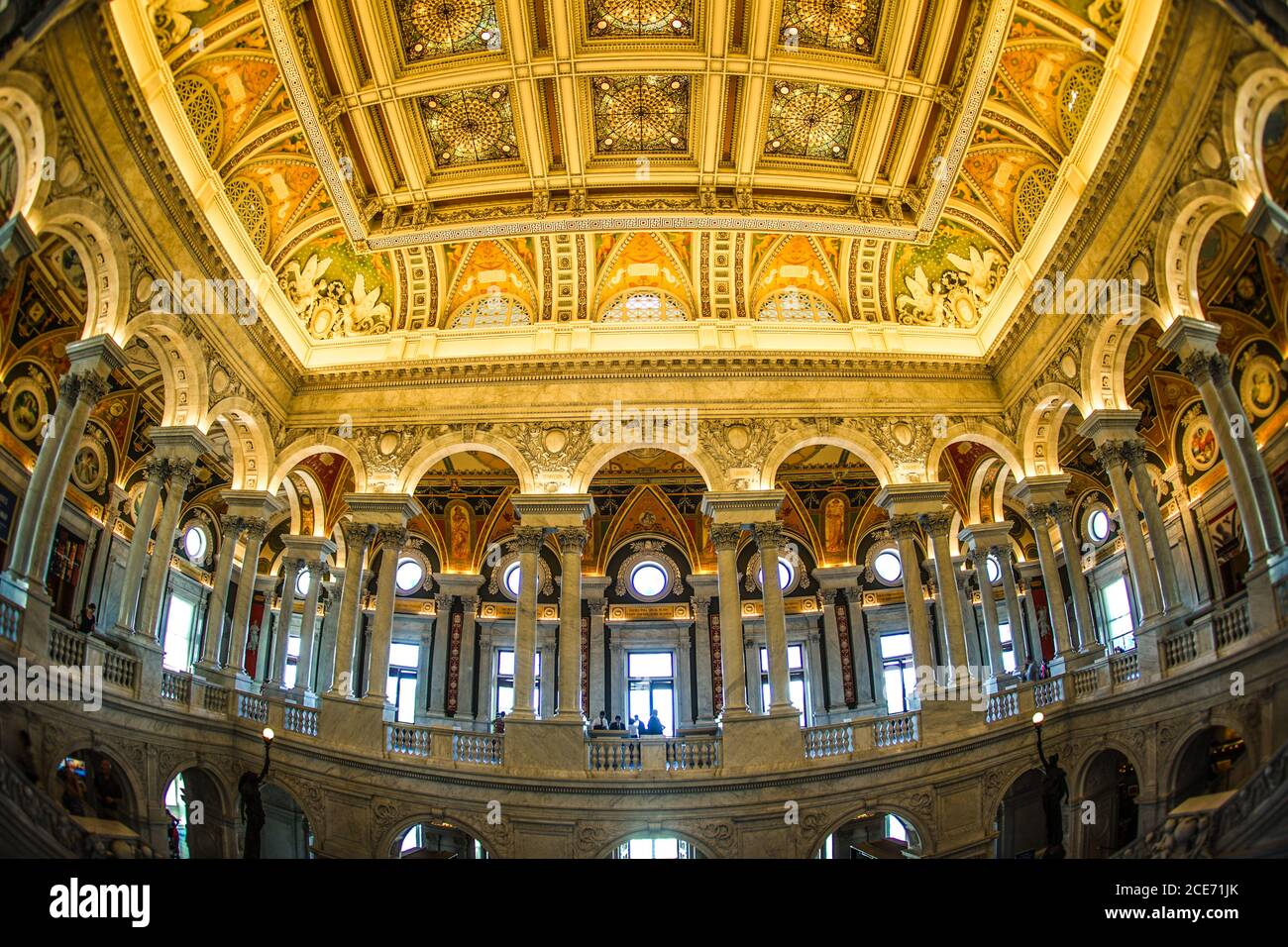United States Capitol ceiling painting of the (United States Capitol ...