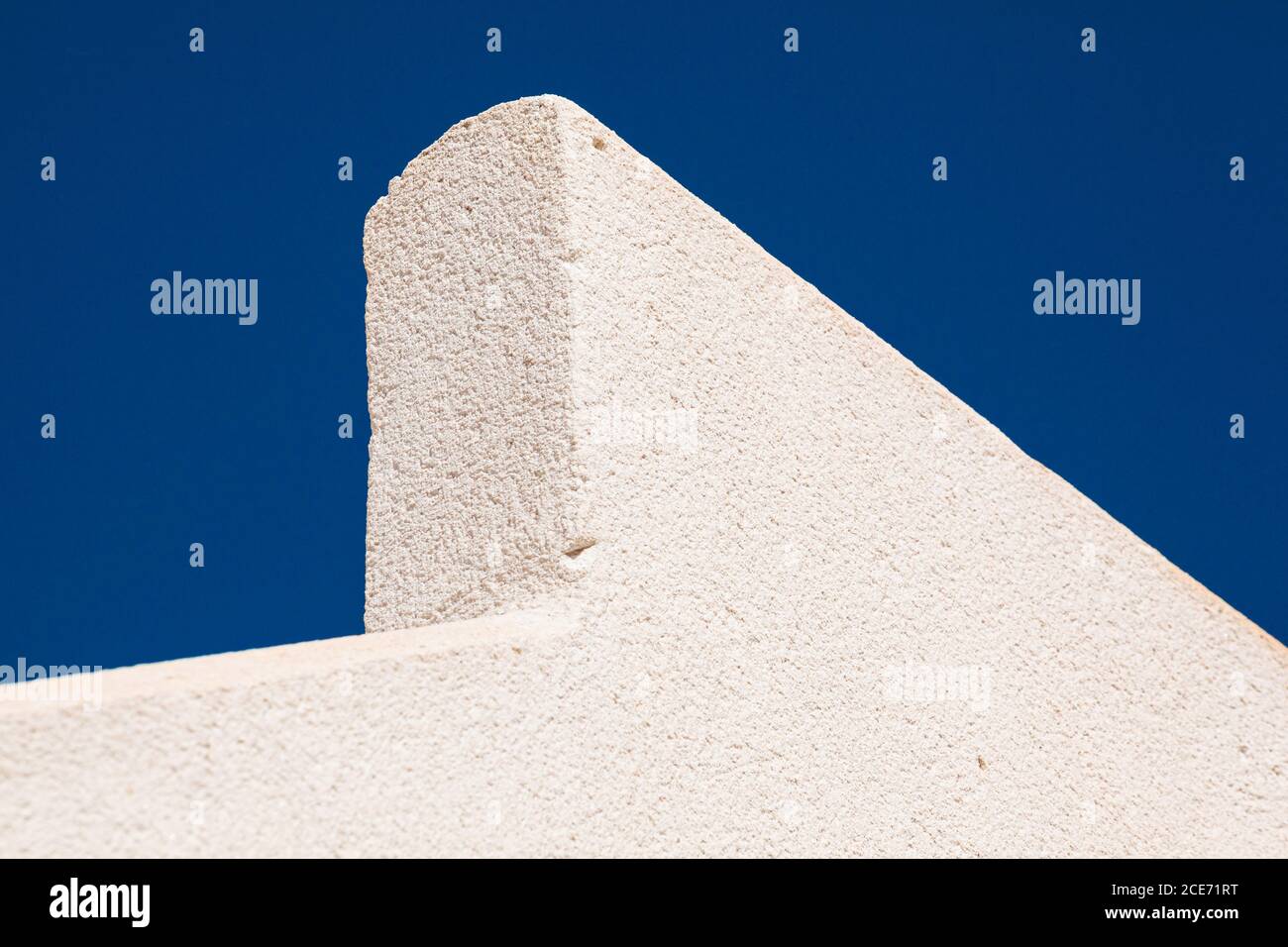 Abstract angles on houses in Tabernas, Spain Stock Photo - Alamy
