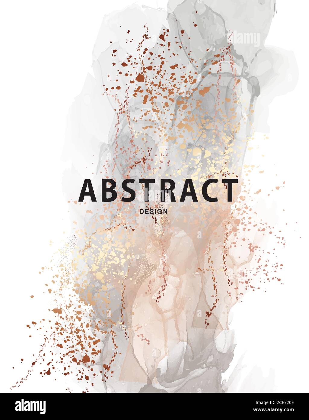 Watercolor wedding alcohol ink card, Alcohol ink poster invite ...