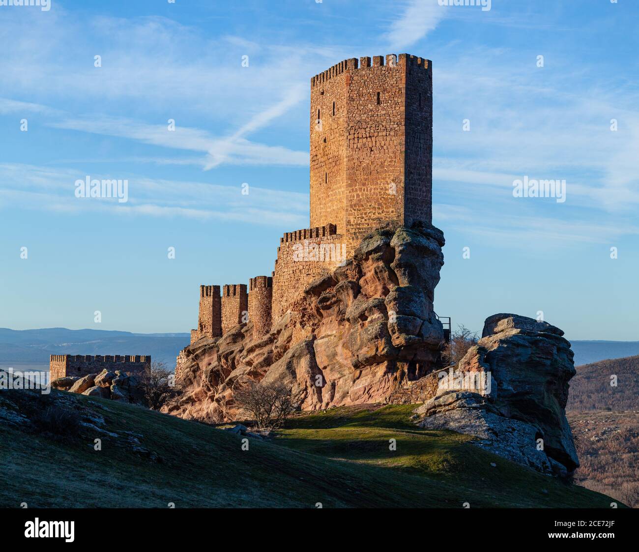 Zafra castle, guadalajara hi-res stock photography and images - Alamy