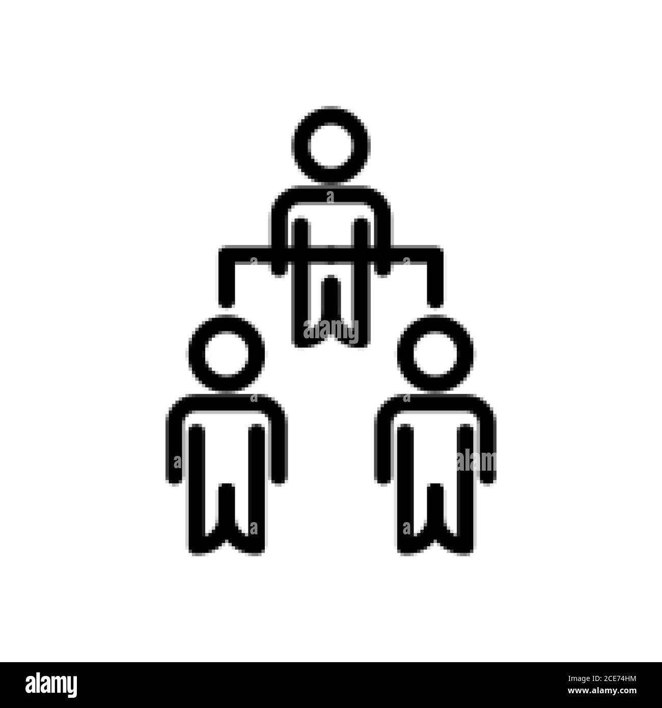 leadership concept, line icon vector illustration Stock Vector Image ...