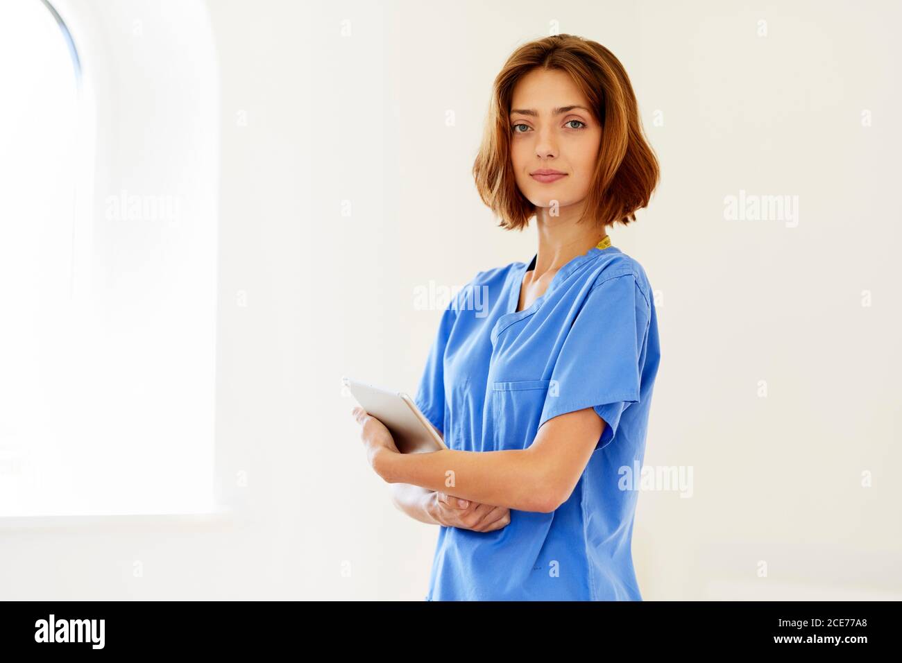 Portrait of nurse Stock Photo - Alamy