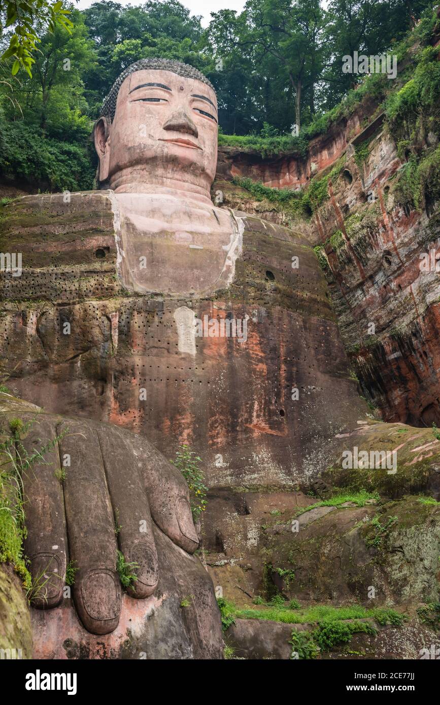 The Giant Leshan Buddha Stock Photo - Alamy