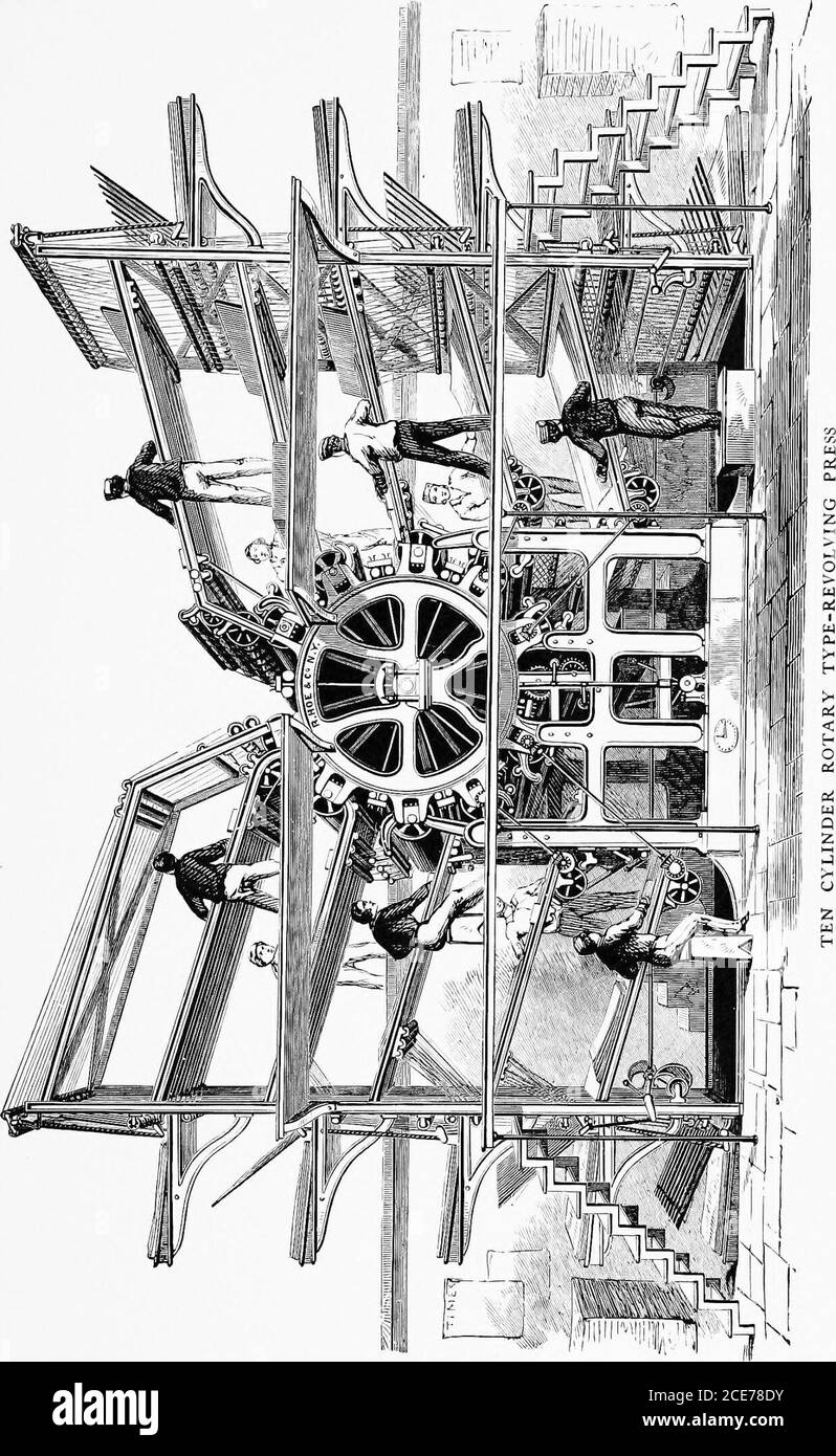 Newspaper rotary printing machine hi-res stock photography and images ...