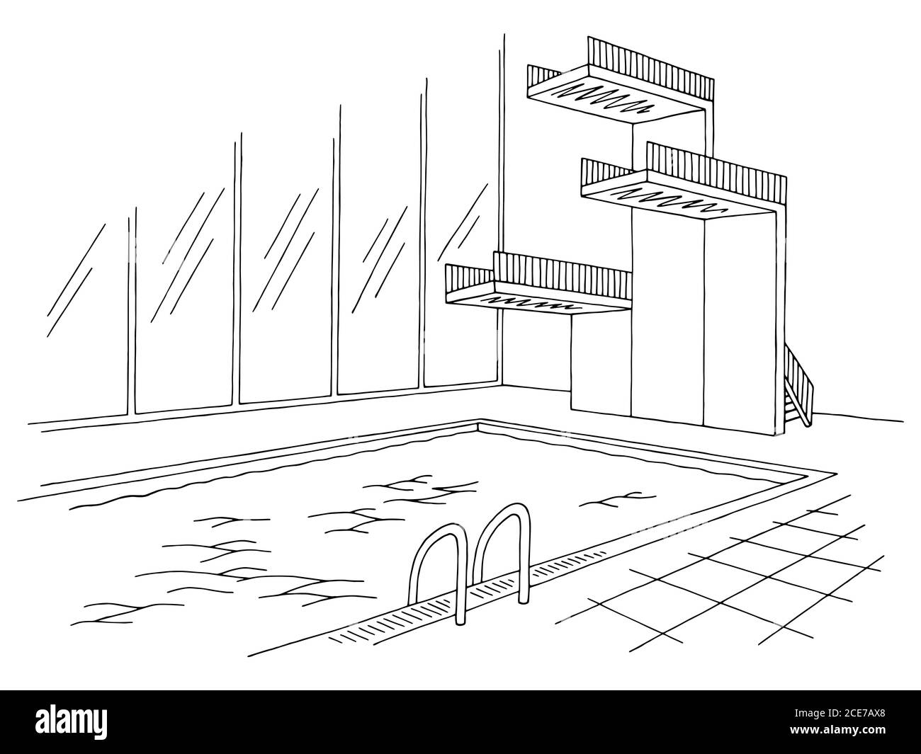 Swimming Pool Drawing