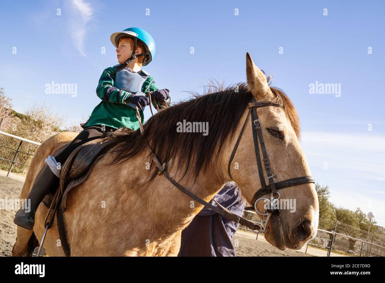 Horse Riding School Child High Resolution Stock Photography and Images ...