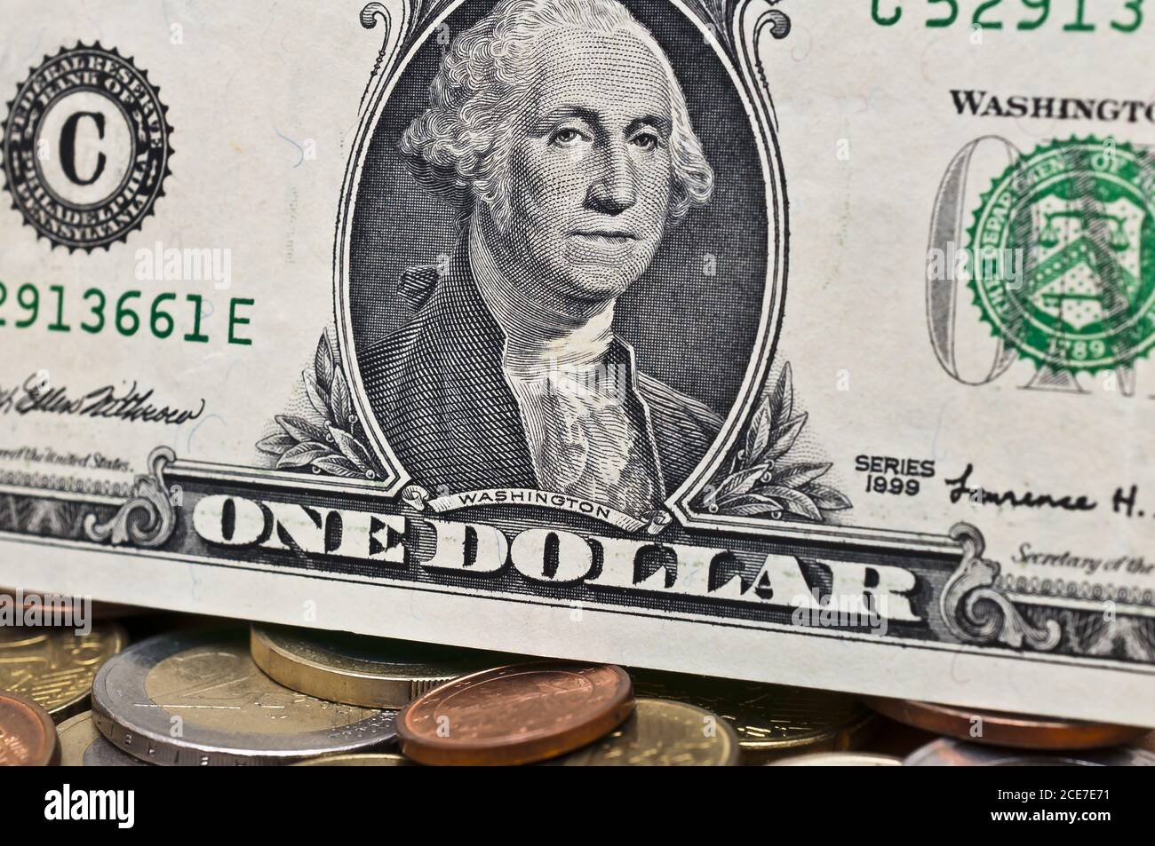 1 Dollar USA money Stock Photo - Alamy