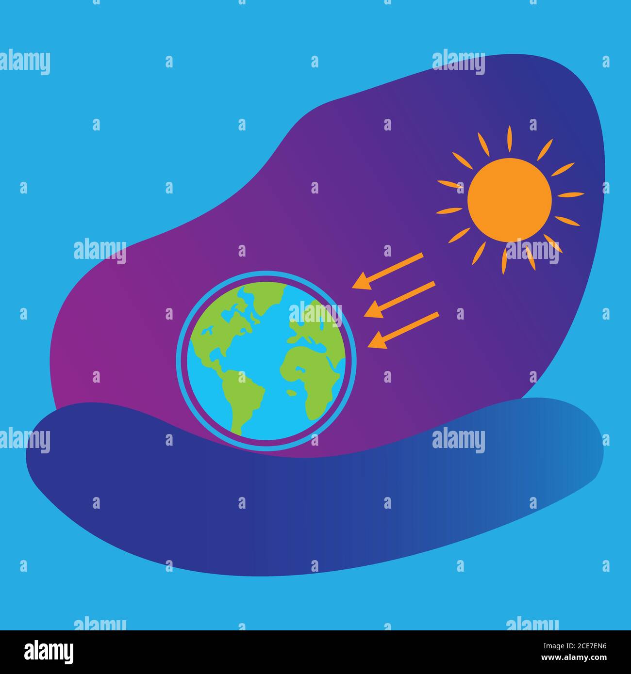 Protection ozone illustration. Design template vector Stock Vector ...