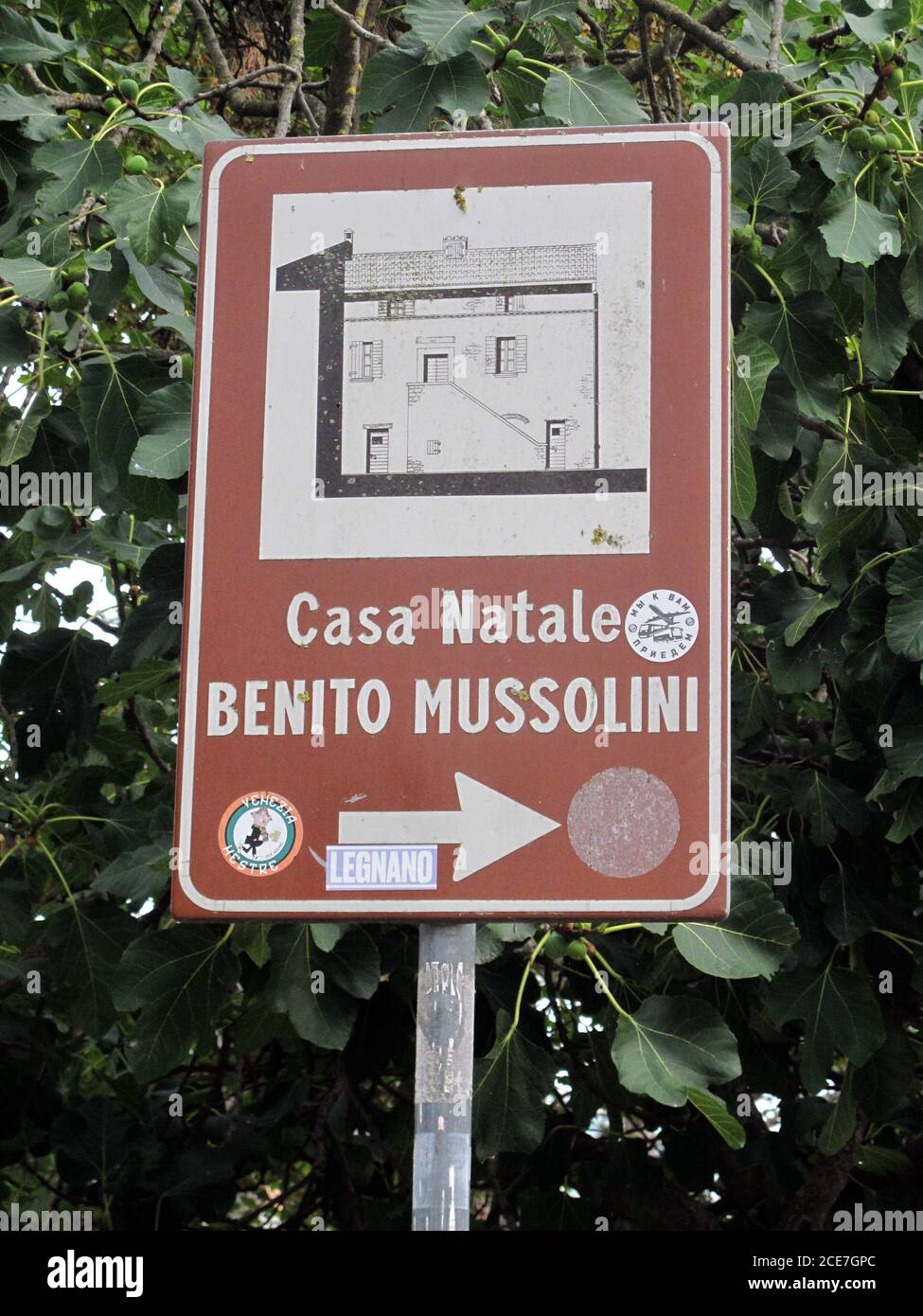 Predappio, Italy. 29th Aug, 2020. Guide in Predappio in Emilia-Romagna ...