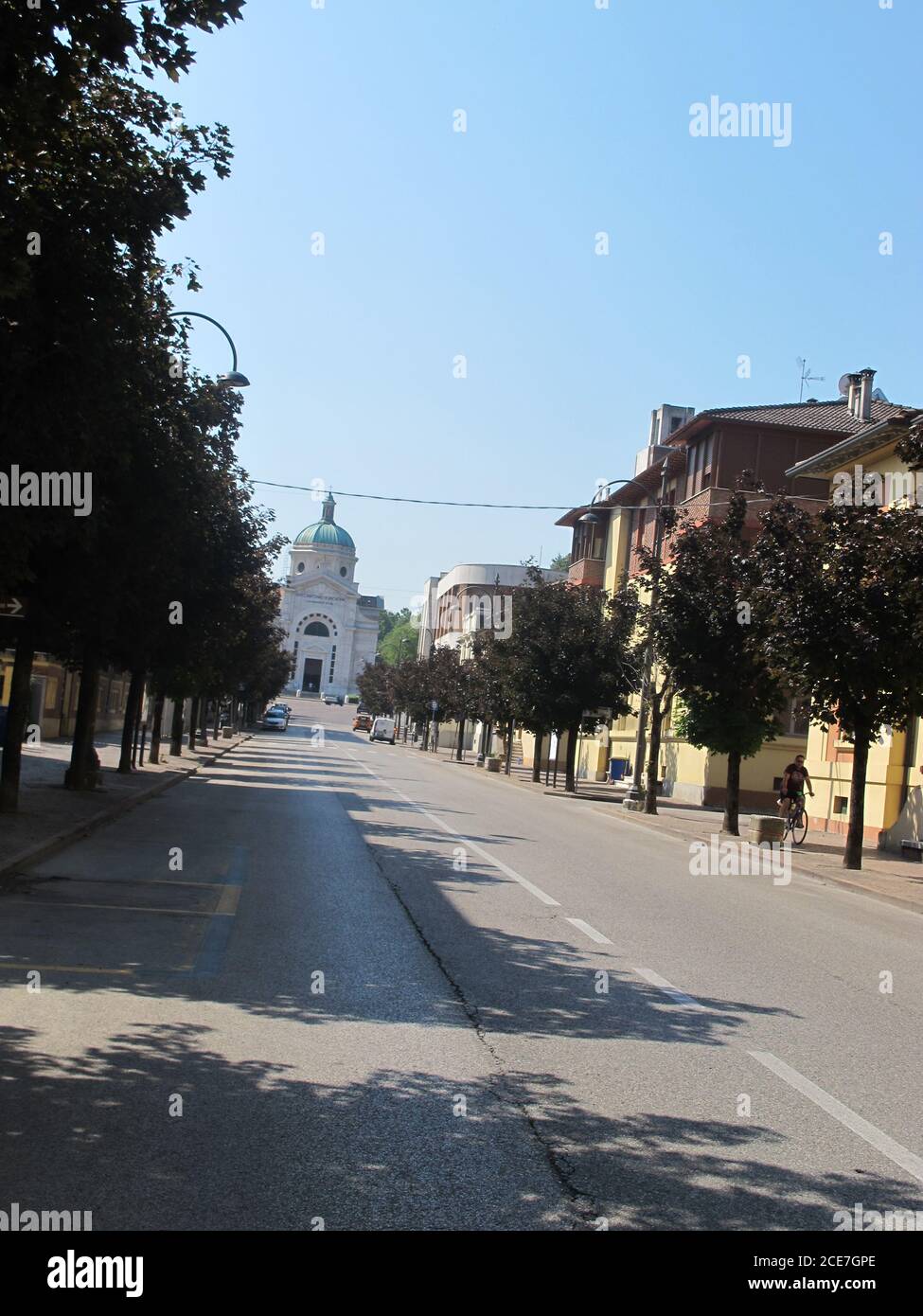 Predappio, Italy. 12th Aug, 2020. City view of Predappio, the ...