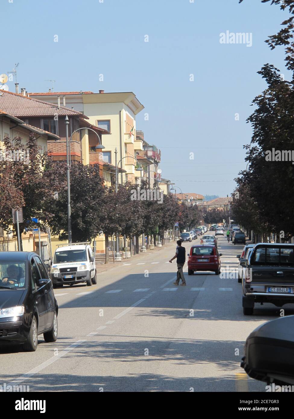 Predappio, Italy. 12th Aug, 2020. City view of Predappio, the ...