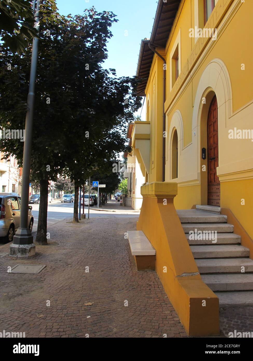 Predappio, Italy. 12th Aug, 2020. City view of Predappio, the ...